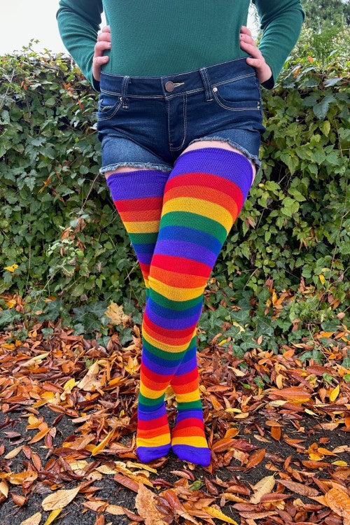 Longer Radiant Rainbow Extraordinary Socks – Sock Dreams