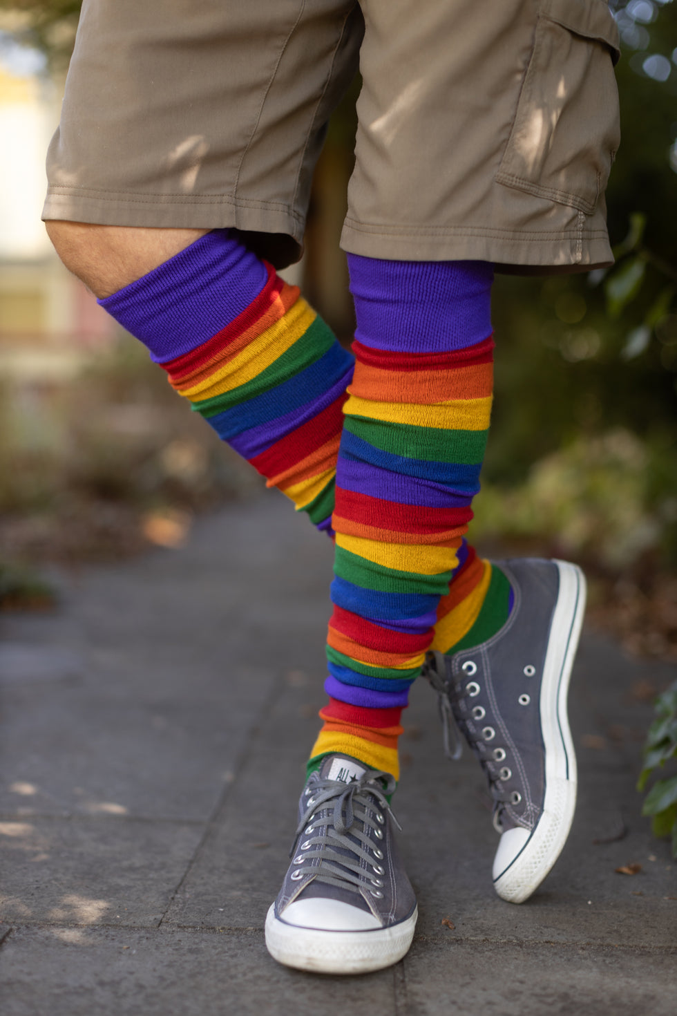 XL Foot Longer Radiant Rainbow Extraordinary Socks – Sock Dreams