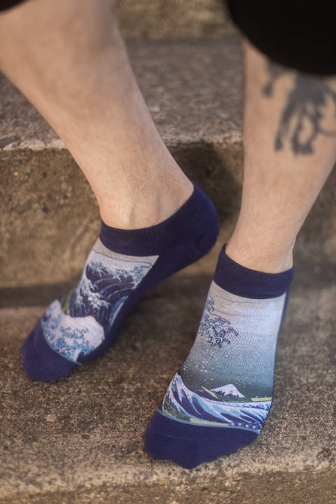 Great Wave Off Kanagawa Ankle Socks – Sock Dreams