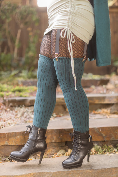 Pinstripe Thigh High – Sock Dreams