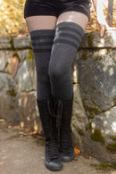Longer Cotton Top-Striped Extraordinary Thigh High – Sock Dreams