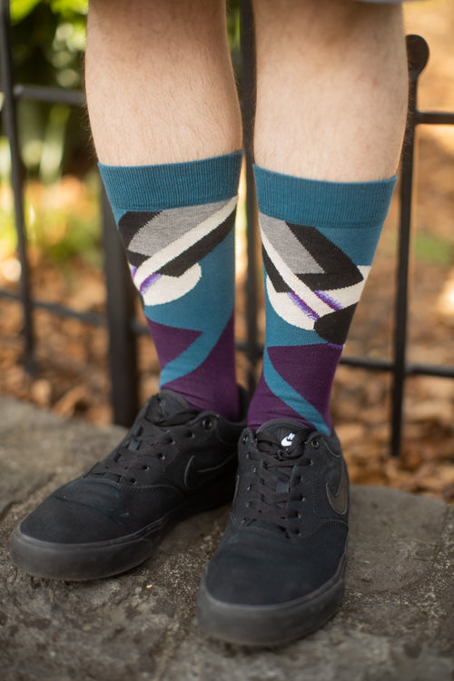 Harmony Abstract Crew – Sock Dreams